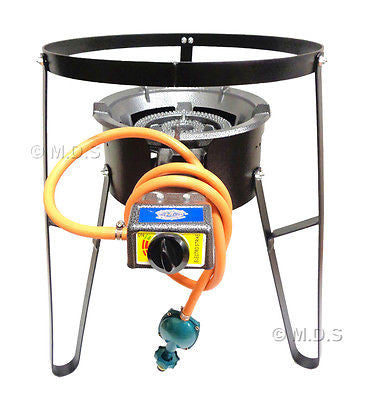 Comal Concave-Stainless Steel-Stand & Burner SET tortilla Cazo Heavy F ...