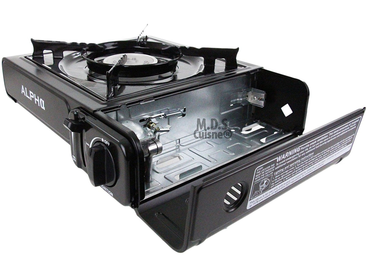 Portable Stove Single Burner Butane Gas Camping Patio Outdoor w/ CASE ...