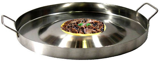 Comal Stainless Steel 21" Acero Inoxidable Convex Bola Tacos Outdoors ...