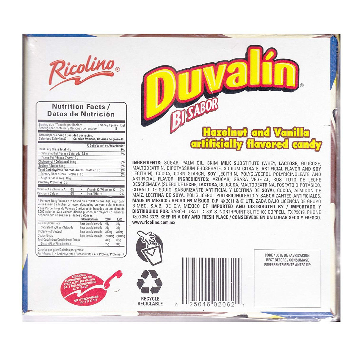 Mexican Candy Duvalin bundle 3 Cases 18pc Each Case 54pc Total Dulces ...
