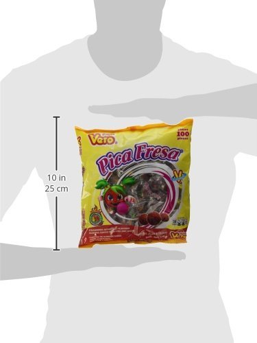 Vero Pica Gomas Chili Flavor Gummy Mexican Candy,100 Pieces,1 LB,5.15 ...